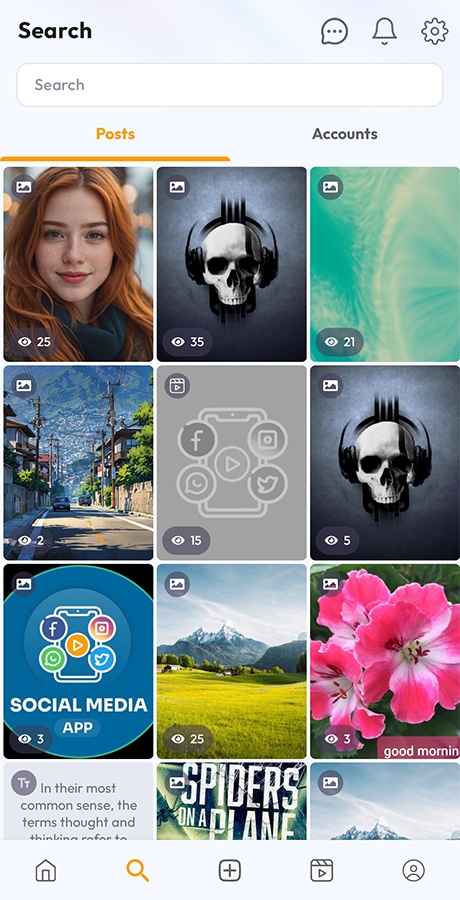 Social Media Android App With Reward Point System - Post, Like & Earn by viaviwebtech